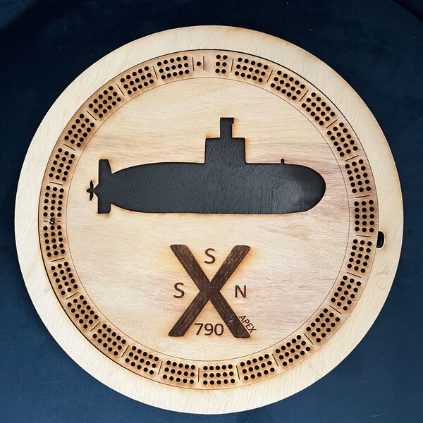 Printable "s Track" Cribbage Board Template, Pdf & Svg Files for ...