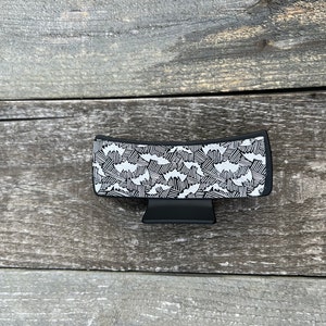 Cross Hatch 2 Options Hair Clip Laser Engraved Hair Clip File - Etsy