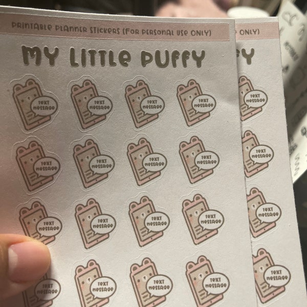 Kawaii Digital Planner/ One Month Digital Planner/ Undated Digital ...