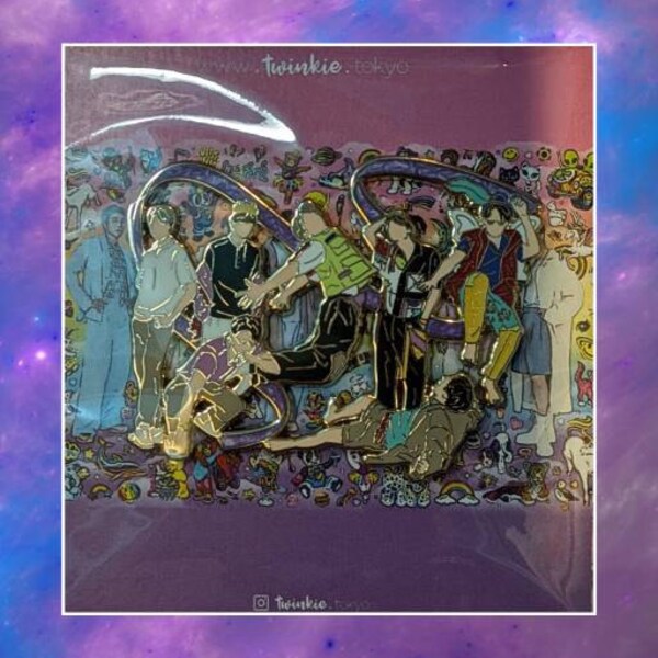 BTS OT7 Mic Drop Enamel Pin Pearl Hard Enamel PROOF Love Yourself - Etsy