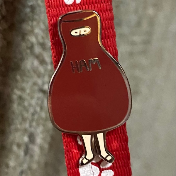 Scout's Ham Costume Enamel Pin - Literary Lapel Pin // Hard Enamel Pin ...