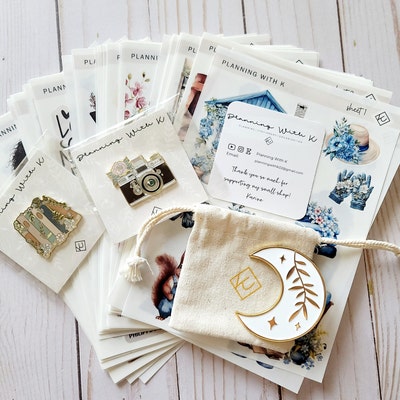 Books Enamel Magnet Planner Magnet Books With Flower Planner Magnet - Etsy