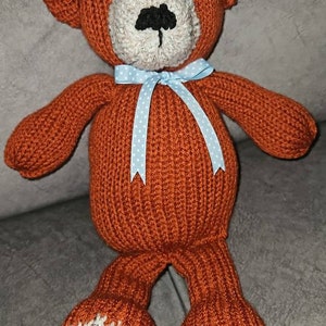 Teddy Bear Circular Knitting Machine Pdf Pattern Sentro Addi Express - Etsy