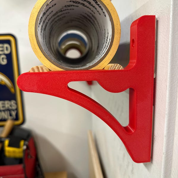 Tape Storage Rack: Garage and Craft Room Tape Roll Organizer - Etsy