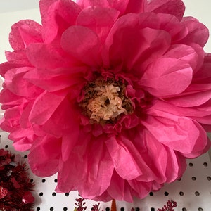 Blush, Pink and Cream Tissue Paper Flowers for Girls Nursery Decor ...