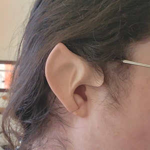 Any Skintone, Halfling Ears or Elf Ears: Handmade, Latex Ear Tips ...