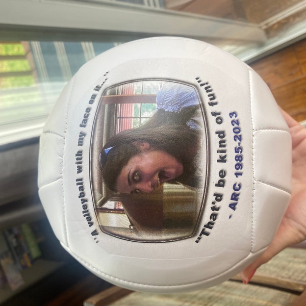 Custom Photo Volleyball - Full Regulation Size - 2 Sided Printing ...
