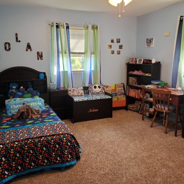 Black "brick Script" Wall Letters, Embedded With Real Bricks. - Etsy