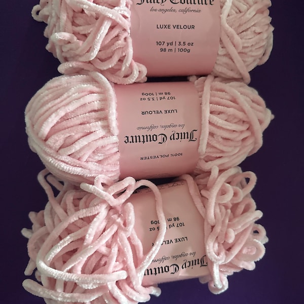 Fluffy Chenille Yarn by Loops and Threads. Choose a Color - Etsy