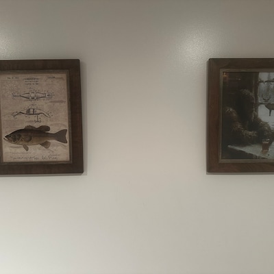 Cornerblock Frame in Rust Farmhouse Picture Frame Wood Picture Frame - Etsy