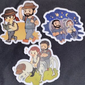 The Last of Us Part 2 TLOU Stickers joel and Ellie - Etsy Canada