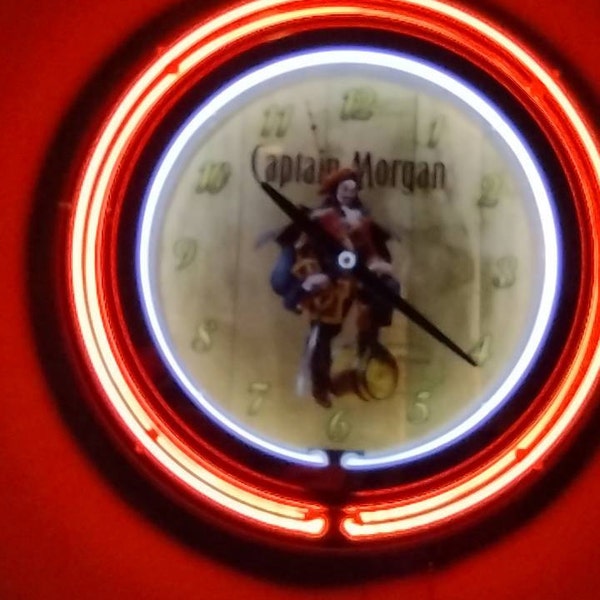 Crown Royal Whisky Purple Double Neon Bar Clock - Etsy
