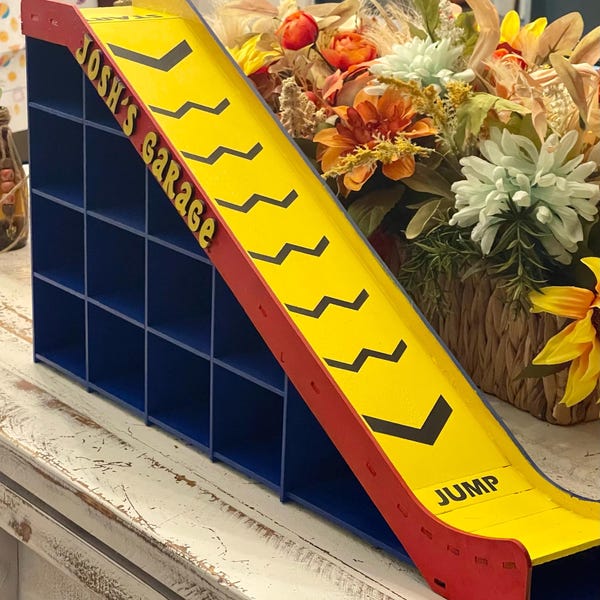 Car Jumping Ramp – Laser Cut Files. Digital Template Kids's Games ...