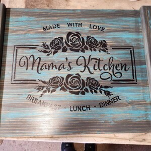 Lake Life STENCIL Vertical Reusable for Painting Wood Signs Tall Large ...