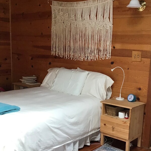 Macrame Leaf Wall Hanging, Boho Headboard - Etsy