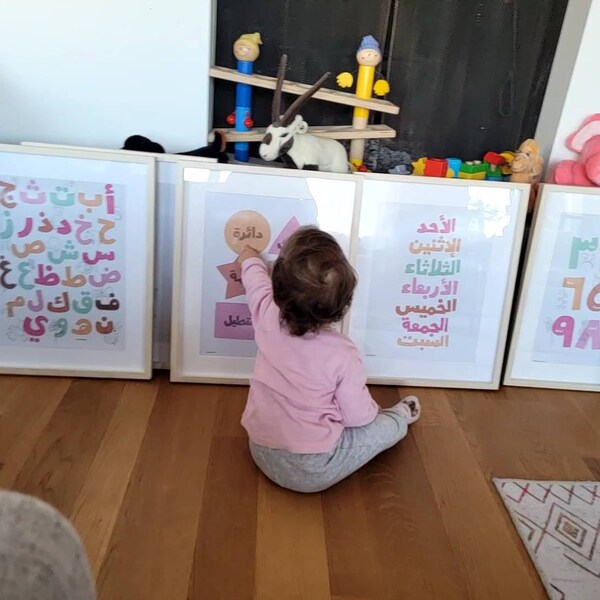 Arabic Alphabet Poster by Farasha Prints • High Resolution Jpeg Files ...