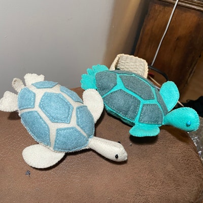 PDF Felt Sea Turtle Pattern Felt Ornament Ocean Pattern SVG PDF Pattern ...