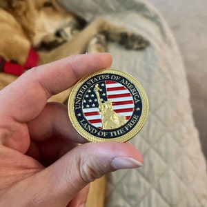 Texas Challenge Coin Six Flags of Texas. Celebrate Your Love of the ...