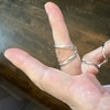Arthritis Rings, Silver Splint Ring, Adjustable Ring for PIP or DIP ...