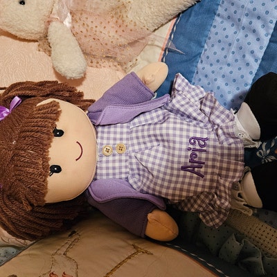 Personalized Cuddle Time Rag Dolls Ages 3 Soft Doll for Kids Plush Toy ...