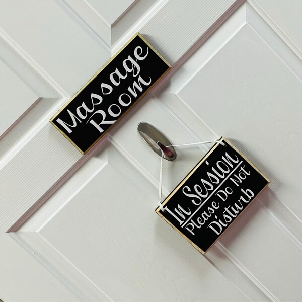 Two Sided 8x6 in Session Please Do Not Disturb Welcome Please Knock ...