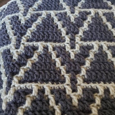 Mosaic Crochet Pattern 53 Chart With WRITTEN ROW REPEATS - Etsy