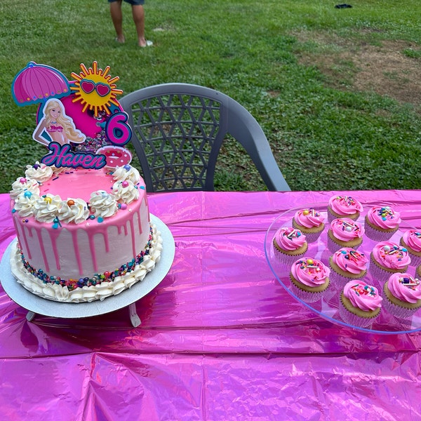 TXT Inspired Cake Topper, Kpop Cake Topper, Birthday Topper, Layered ...