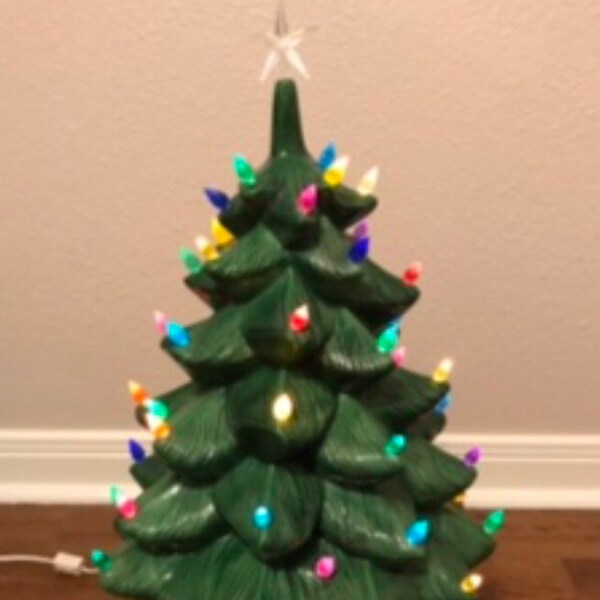 Plastic Star - Replacement Star for Ceramic Christmas Tree - 4 Inches ...