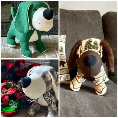 Stuffed Animal Standing Puppy Dog PDF Sewing Patterns & Tutorials ...