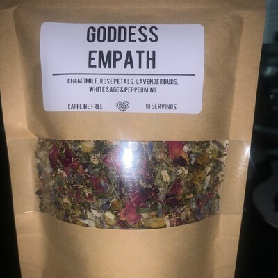 EMPATH GODDESS Tea Blend Relaxing & Cleansing Loose Leaf Herbal Tea ...