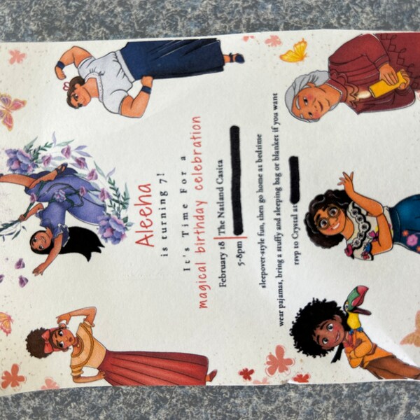 EDITABLE Encanto Birthday Invitation, La Familia Birthday Party ...