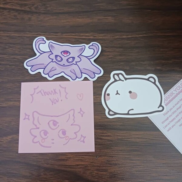 Multi-eyed Lamb Sticker Creepy Cute Pastel Stationary Waterproof Vinyl ...