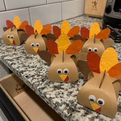 Thanksgiving Turkey Treat Box, Thanksgiving Table Decor, Thanksgiving ...