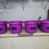 CUSTOM LOGO Decals Horse Bucket Labels Vinyl Name Plate Decals Barn ...