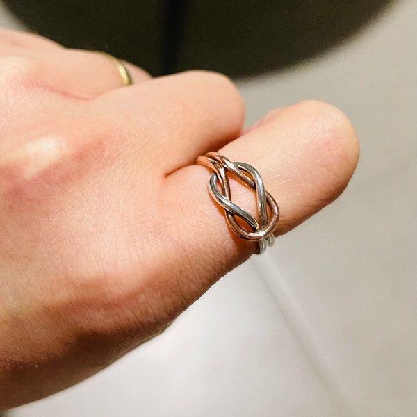 3 Metal Bracelet: Copper + Silver + Brass - Etsy