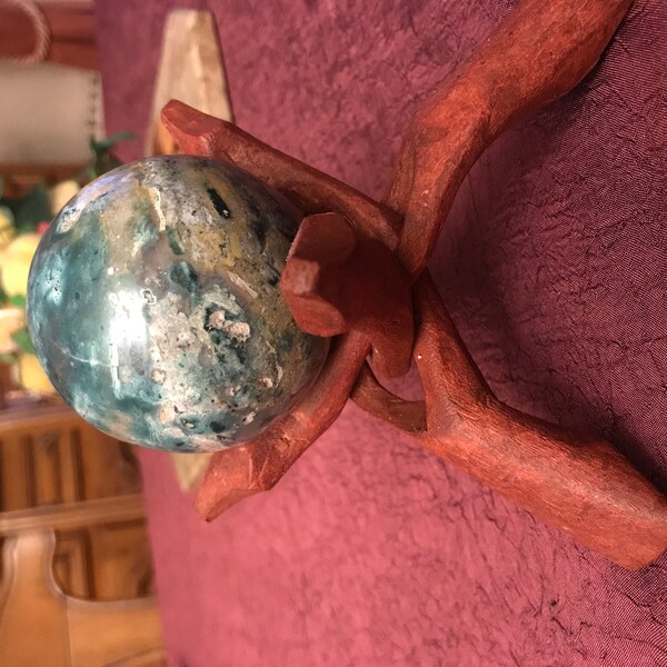 Large Acrylic Sphere Stand - Etsy