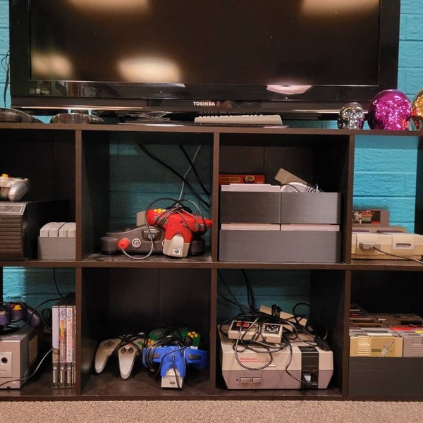 2 Rows - Rack Display for Super Nintendo Entertainment System SNES NTSC ...