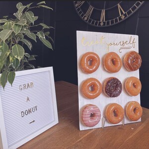 Donut Wall, Pastel Donut Wall, Birthday Donut Cake Stand, Doughnut ...