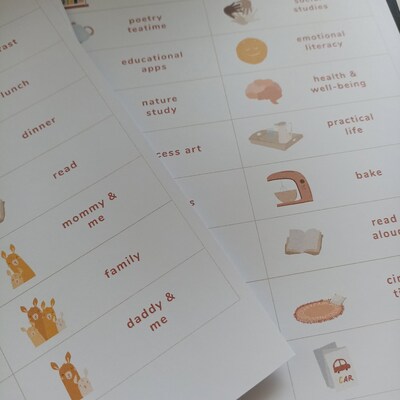 Well-being Chart for Kids Visual Calendar Unicorn - Etsy