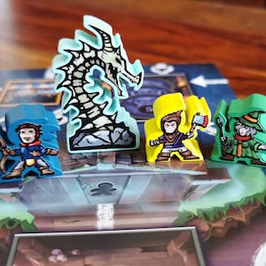 LORDS of WATERDEEP Meeples Upgrade Kit Stickers Free Scoundrels of Skullport Decals Kit Premium ...