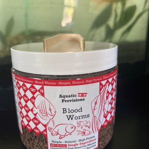 Freeze Dried Tubifex Cubes Fish Food for Freshwater and Marine Aquarium ...