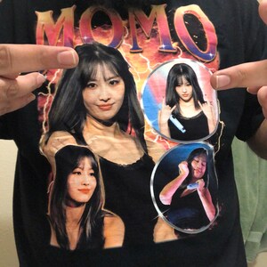 Twice Momo Retro Bootleg T-shirt Twice Shirt Kpop Shirt Kpop Merch ...