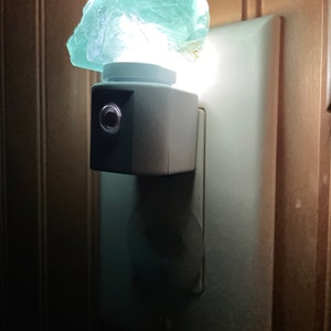 Titanium Quartz Rainbow Aura Crystal LED Gemstone Sensor Night | Etsy