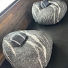 Natural Felted Wool. Soft Stone-poufs. the "conference Set" 3, 5 or 7 ...