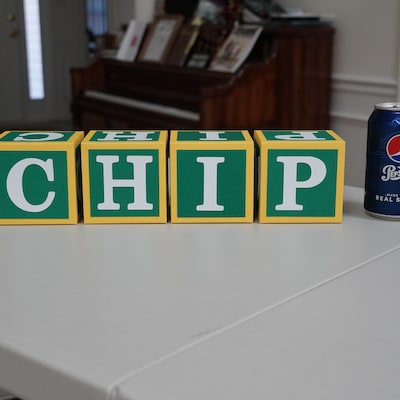 Custom 3D ABC Alphabet Blocks - Etsy