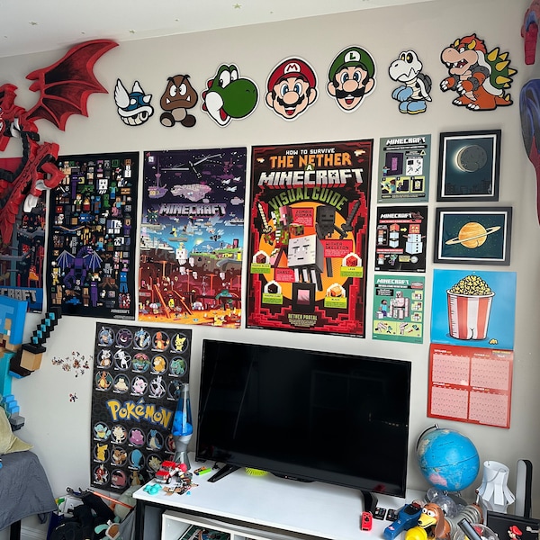 Dry Bones - Mario Bros Wooden Display - Etsy