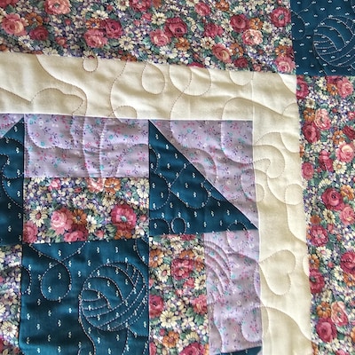 Quilt Block Background Embroidery Design. Quilting Block Embroidery ...