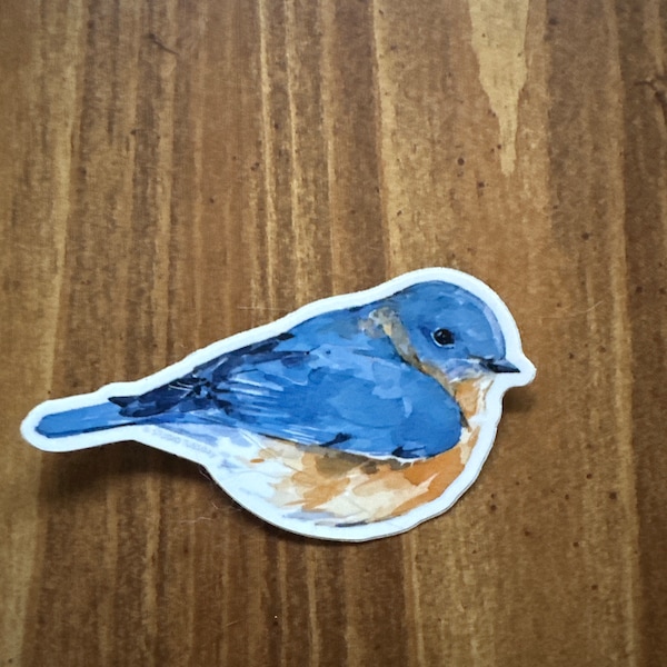 Bluebird Sticker Backyard Bird Sticker Bird Watcher Waterproof Vinyl ...