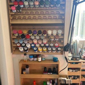 Wall Mounted Tube Type Paint Storage Rack 20/21ml Tubes or - Etsy