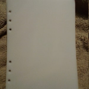 Crystal Clear Cover for Half Letter / Junior 8 Disc Discbound | Etsy